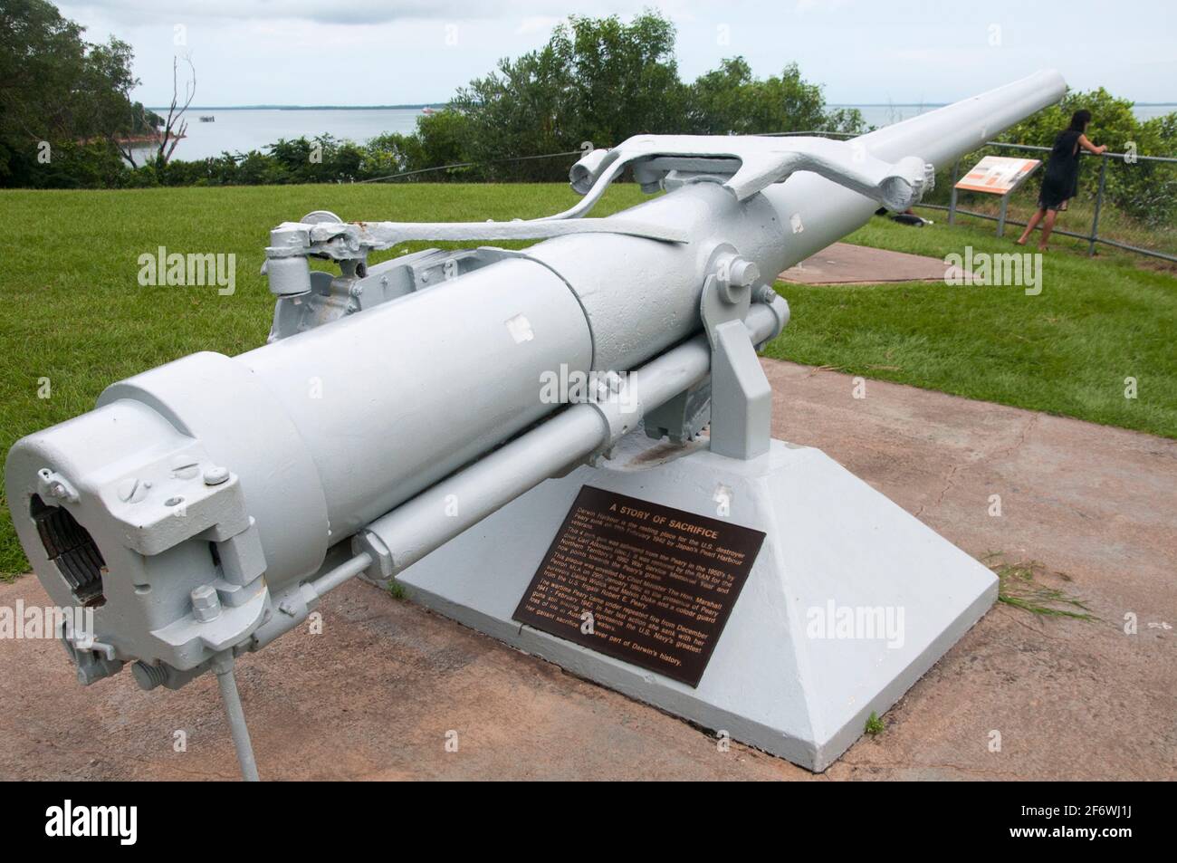 USS Peary memorial on the Esplanade at Darwin, Northern Territory ...