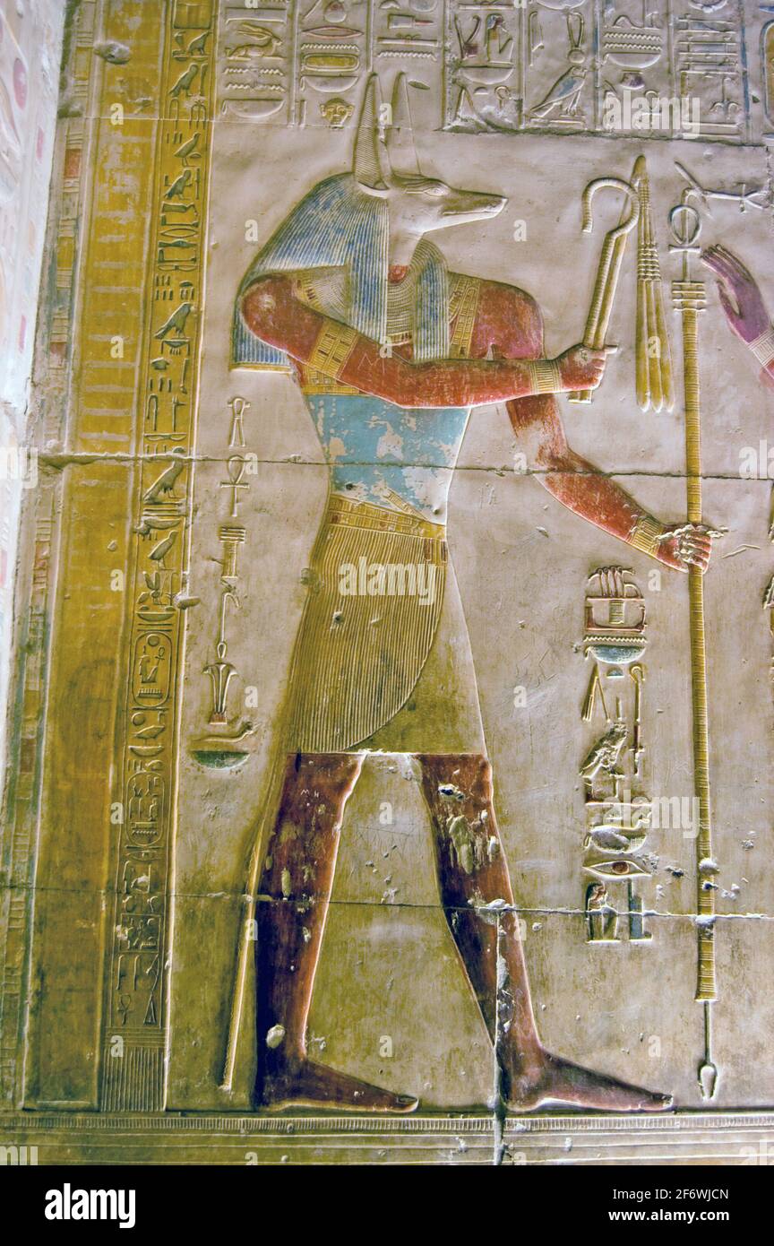 Ancient Egyptian Hieroglyphics Anubis 8+ Thousand Anubis God