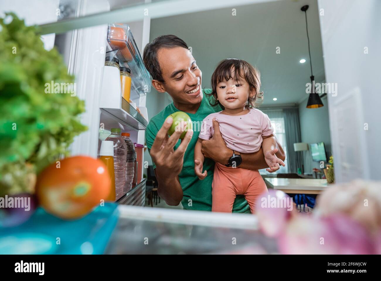 Kid Looking At Fridge High Resolution Stock Photography and Images - Alamy