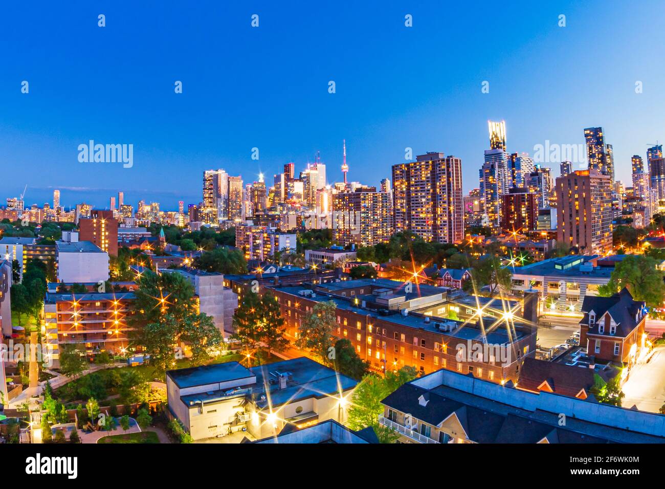 Toronto Canada at night Stock Photo - Alamy