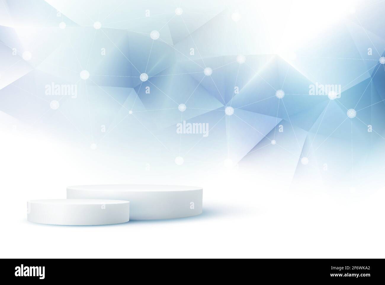 Abstract geometric background with transparent triangles. Vector ...