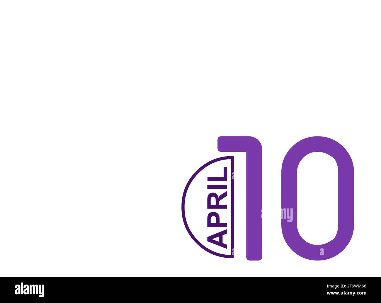 10 date calender icon Cut Out Stock Images & Pictures - Alamy