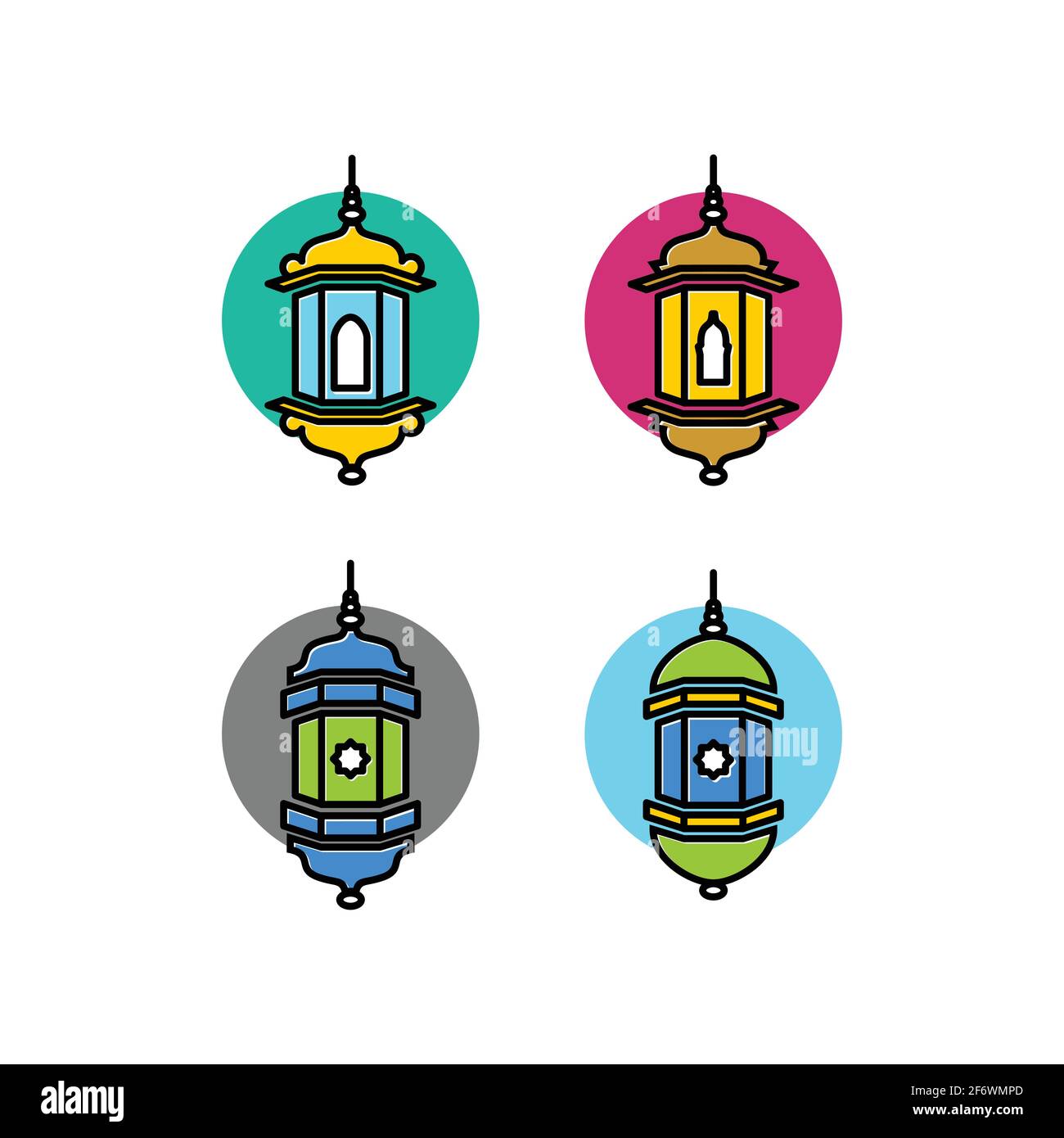 Arabic lantern icon simple hi-res stock photography and images - Alamy