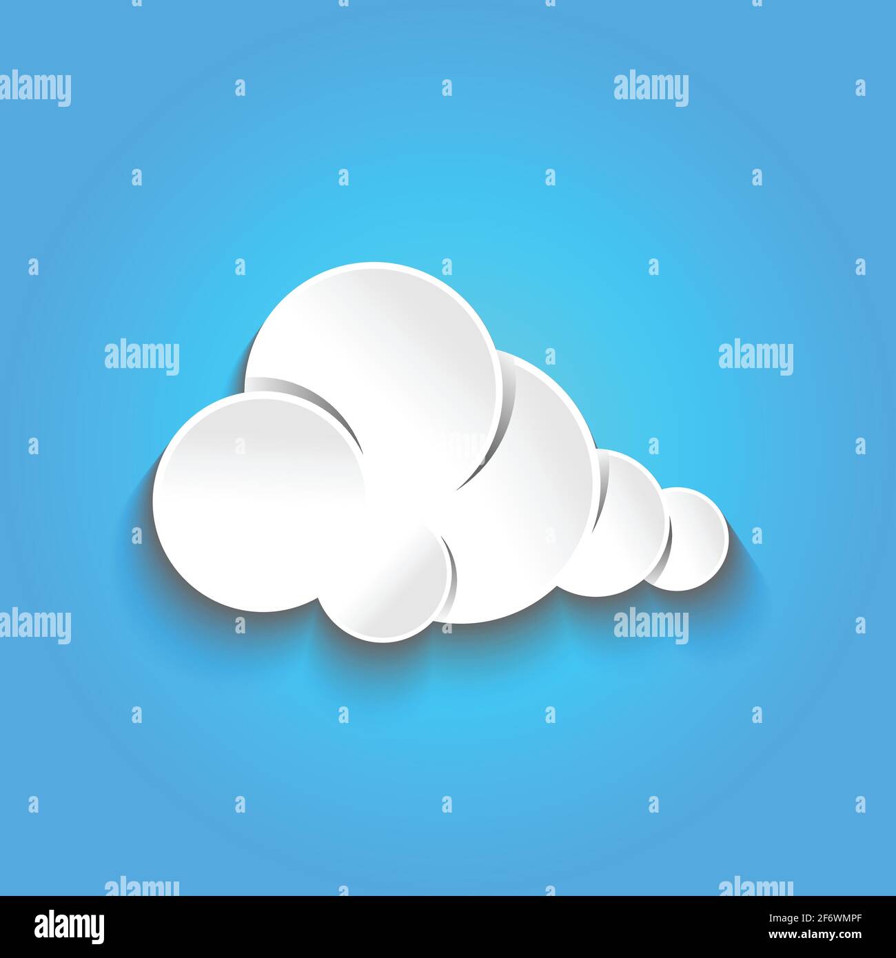 Vector illustration of clouds.clouds icon template. clouds background ...