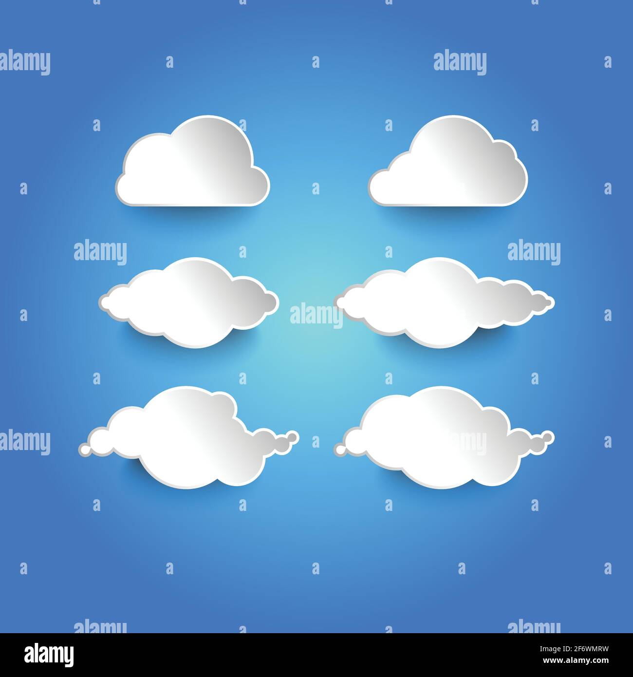 Vector illustration of clouds.clouds icon template. clouds background ...