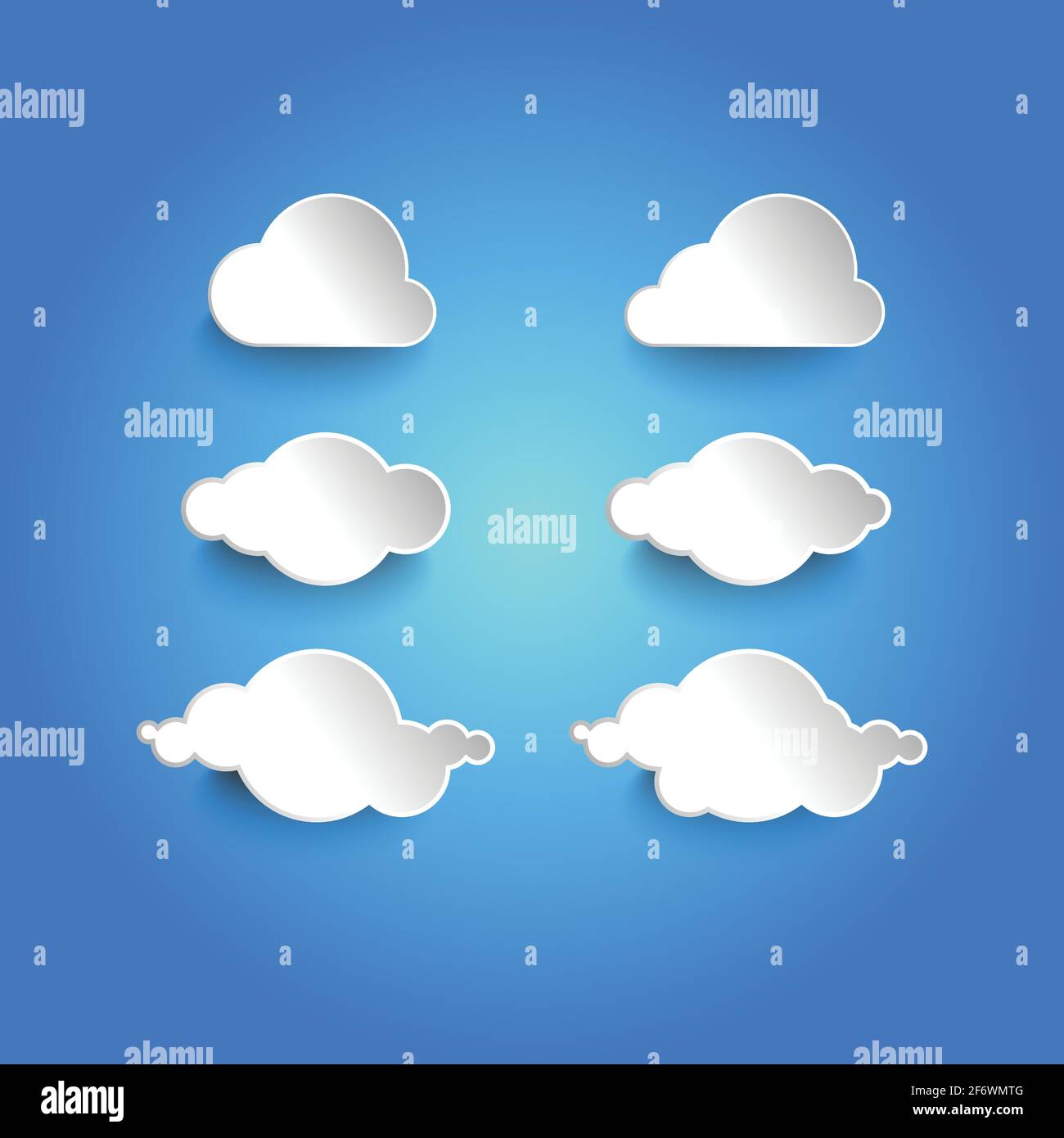 Vector illustration of clouds.clouds icon template. clouds background ...