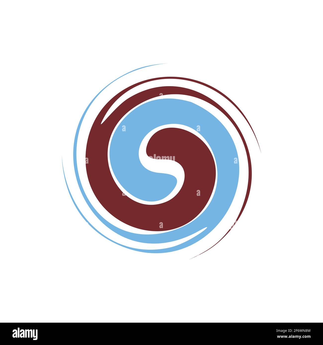 Abstract circle swirl vector element. swirl template. vector eps 10 ...