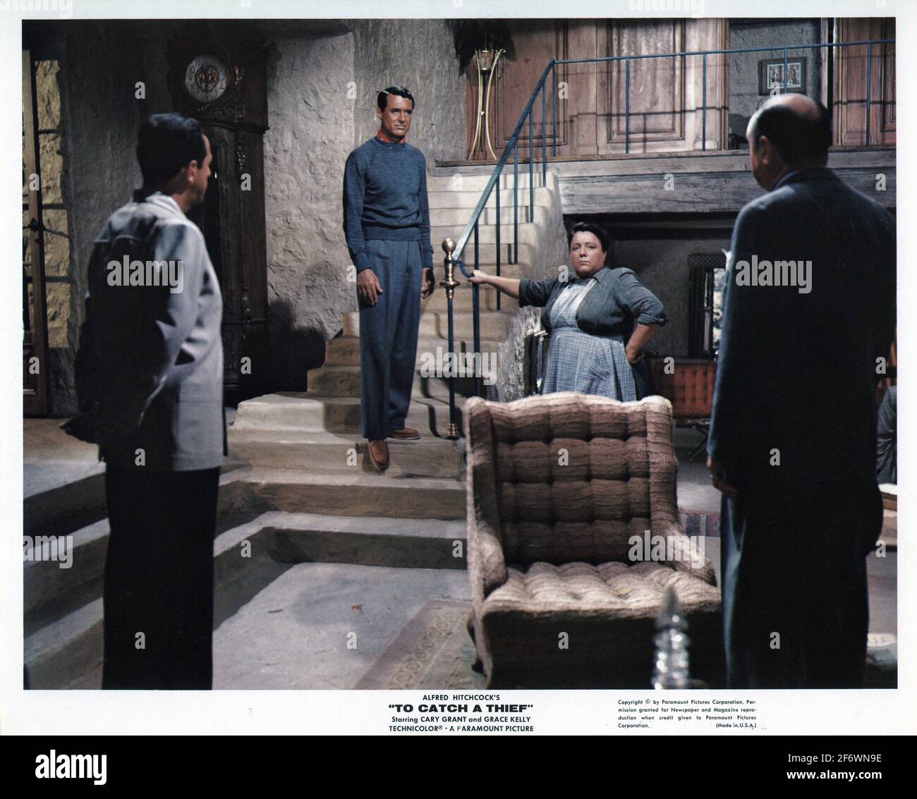 CARY GRANT GEORGETTE ANYS and RENE BLANCARD in TO CATCH A THIEF 1955 ...