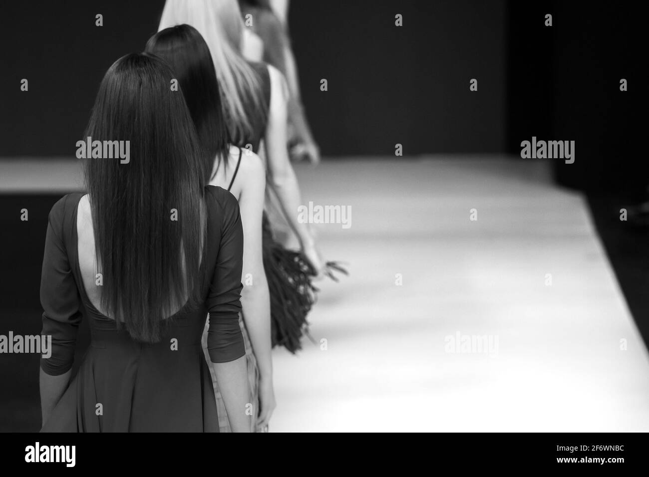 Models walking fashion show finale. Fashion Show, Catwalk Runway Event ...