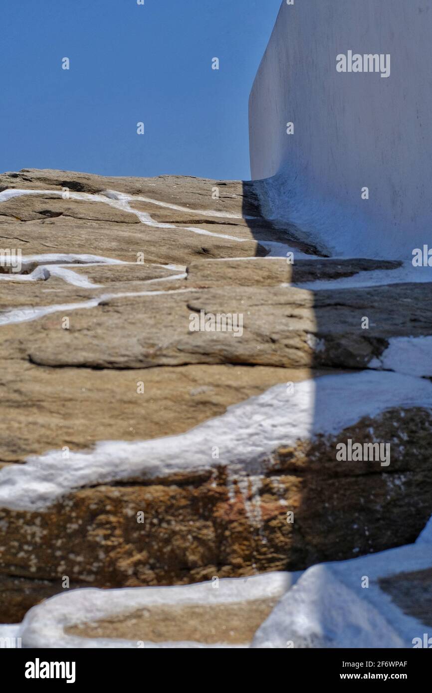 Typical Cycladic architecture in Ios cyclades Greece Stock Photo - Alamy
