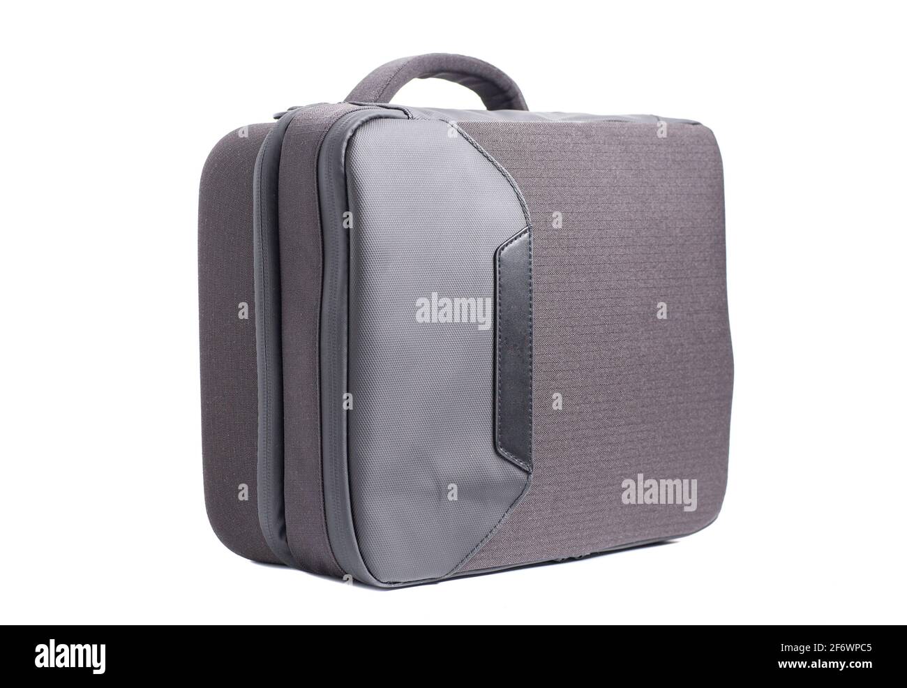 Black equipment bag isolated on white background Stock Photo - Alamy