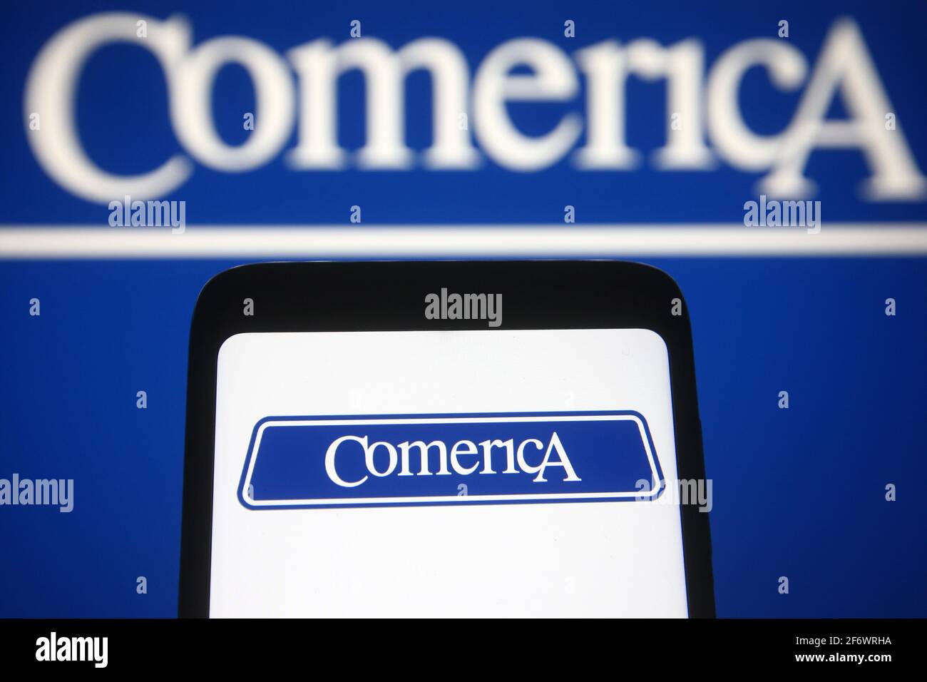Comerica logo hi-res stock photography and images - Alamy