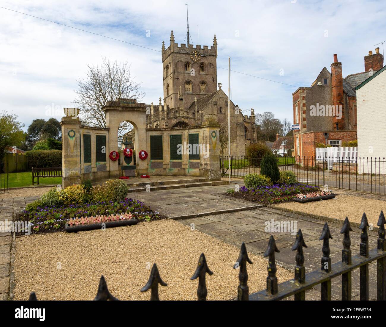 Historic Norman architecture, Church of St John the Baptist, Devizes ...