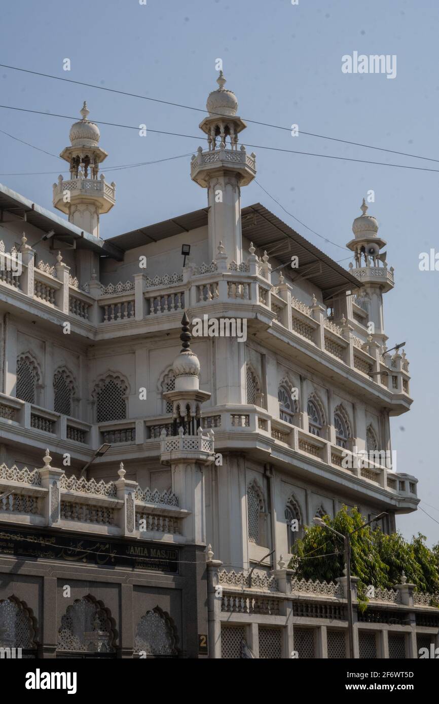 Muslim's Masjid architecture in bangalore near K.R.Market Stock Photo ...
