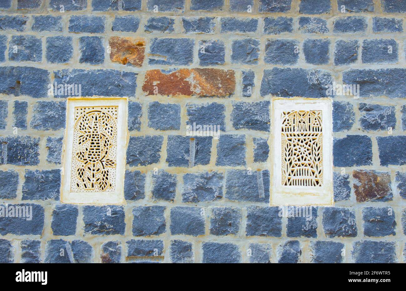 old wrick wall texture in historiocal city jeddah Stock Photo - Alamy