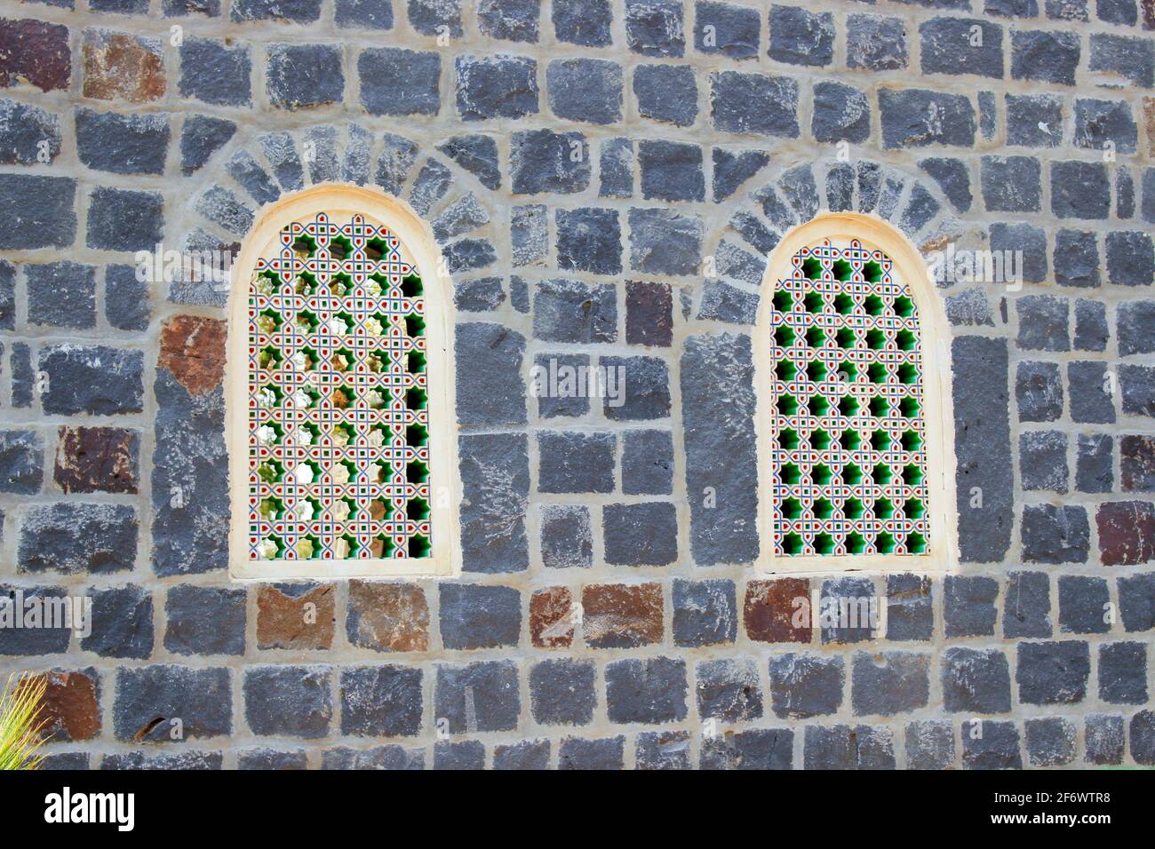 old wrick wall texture in historiocal city jeddah Stock Photo - Alamy