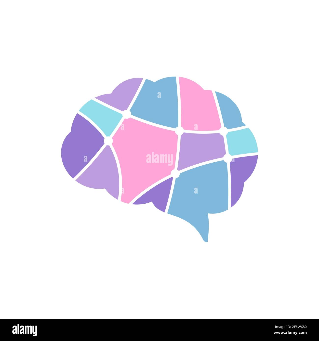 Brain Synapses Vector