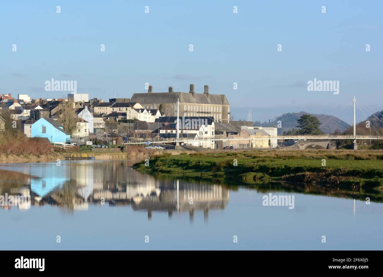 Carmarthen town wales hi-res stock photography and images - Alamy