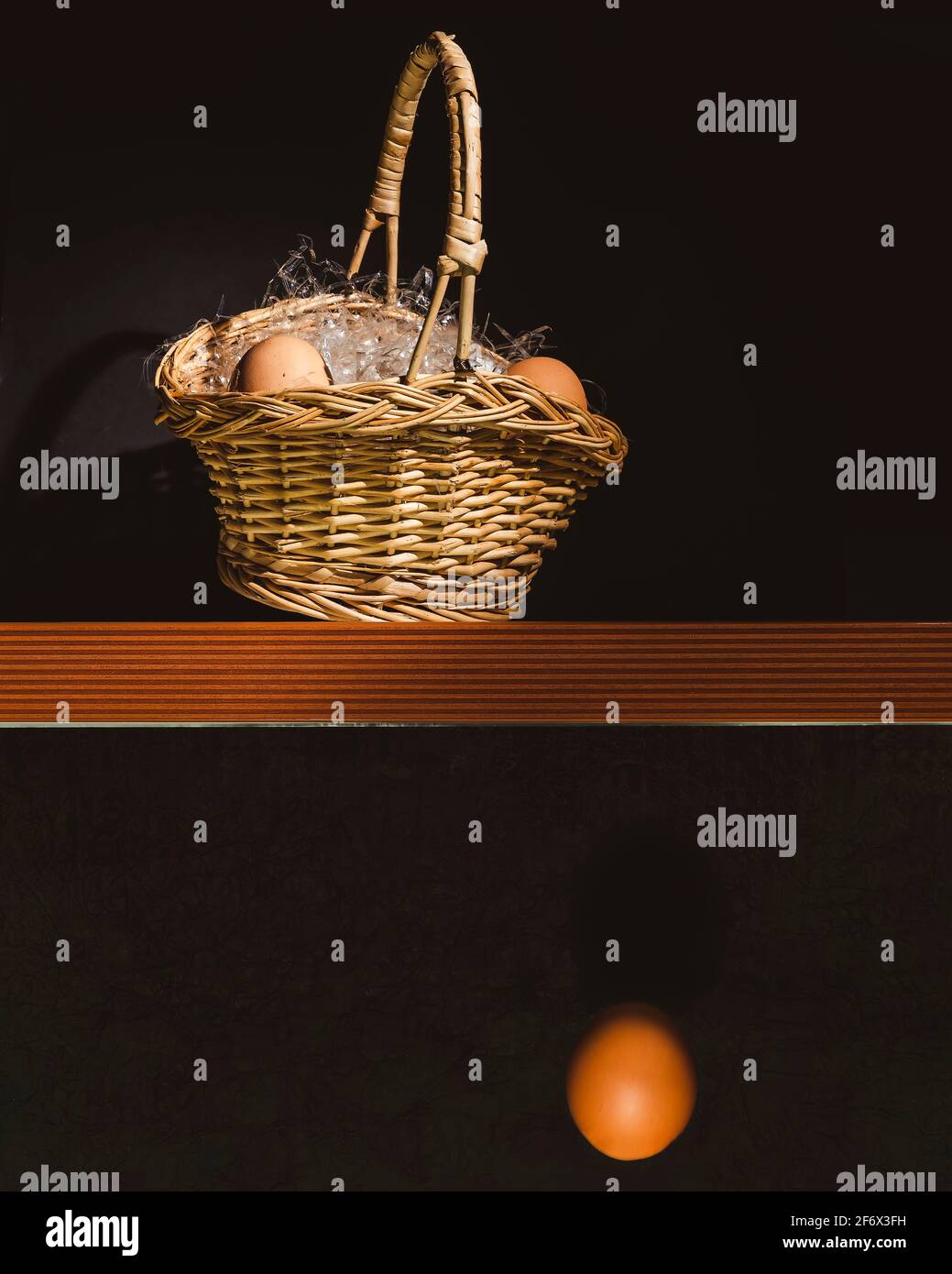Falling egg hi-res stock photography and images - Alamy
