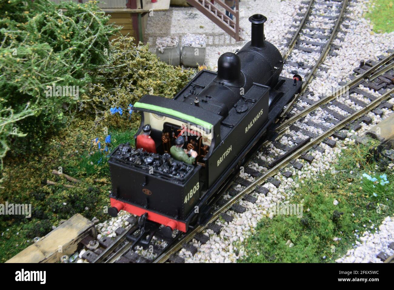 A OO model of a Mdland 1377 class locomotive Stock Photo - Alamy