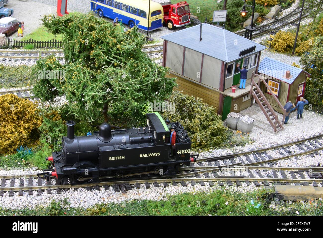 A OO model of a Mdland 1377 class locomotive Stock Photo - Alamy