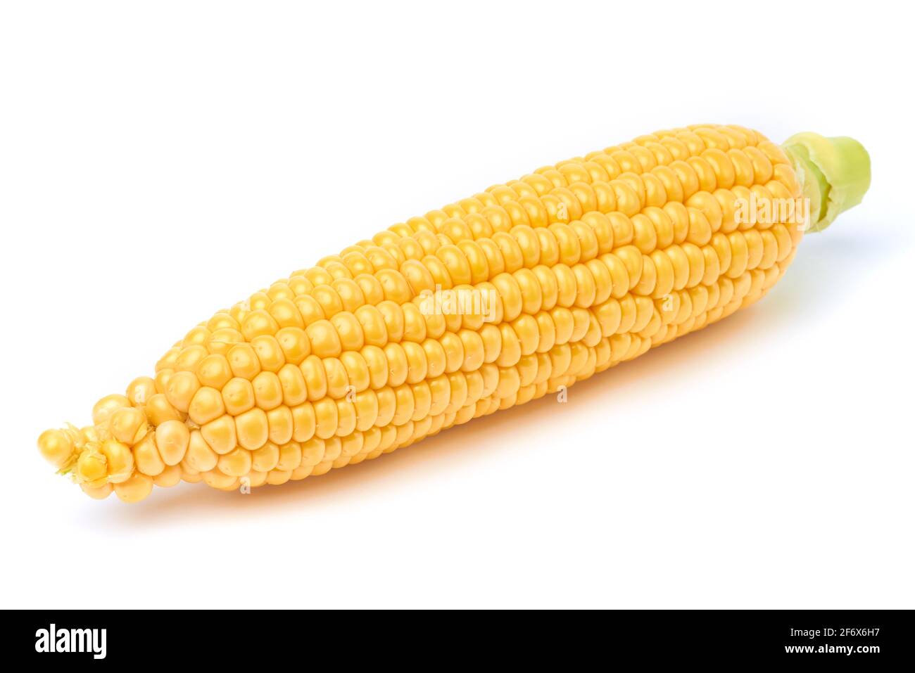 Fresh organic corn cob isolated on white background Stock Photo - Alamy