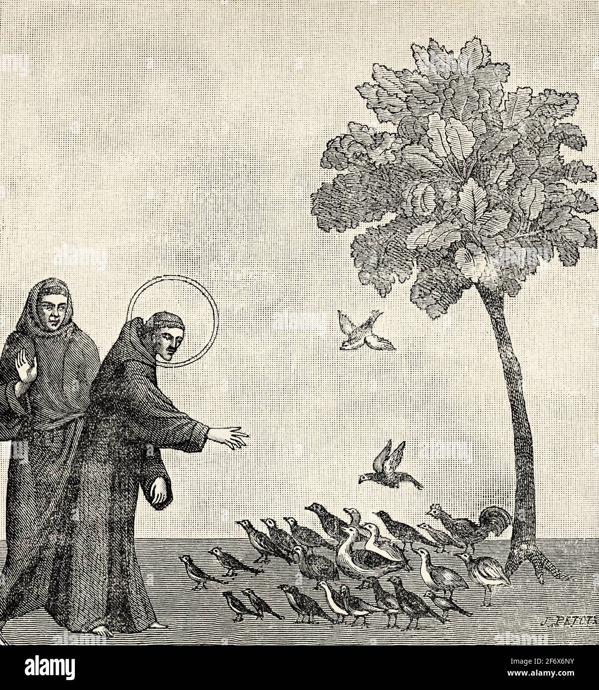 Saint francis of assisi birds hi-res stock photography and images - Alamy