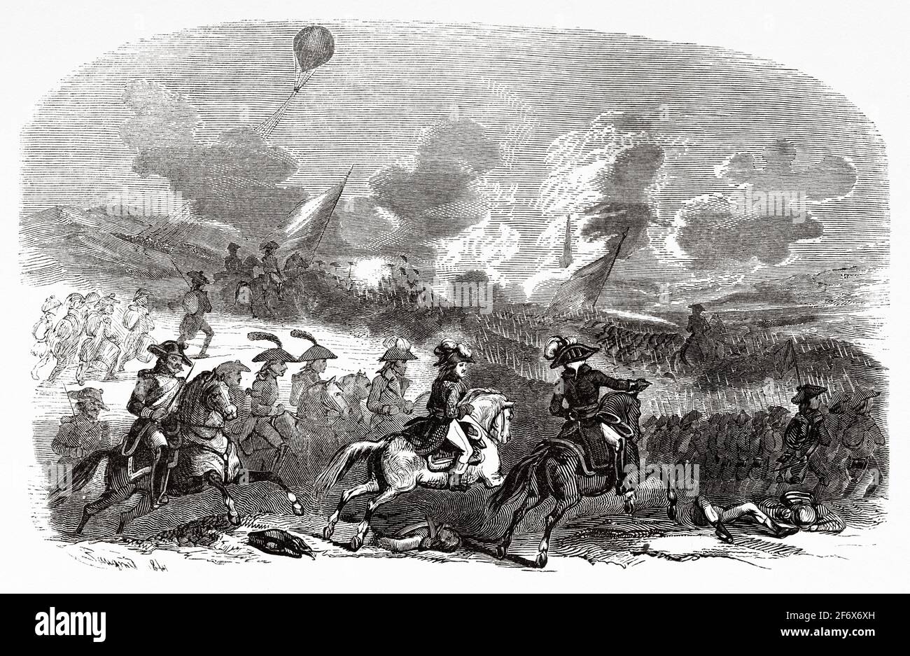 Battle of fleurus (1794) air balloon hi-res stock photography and ...