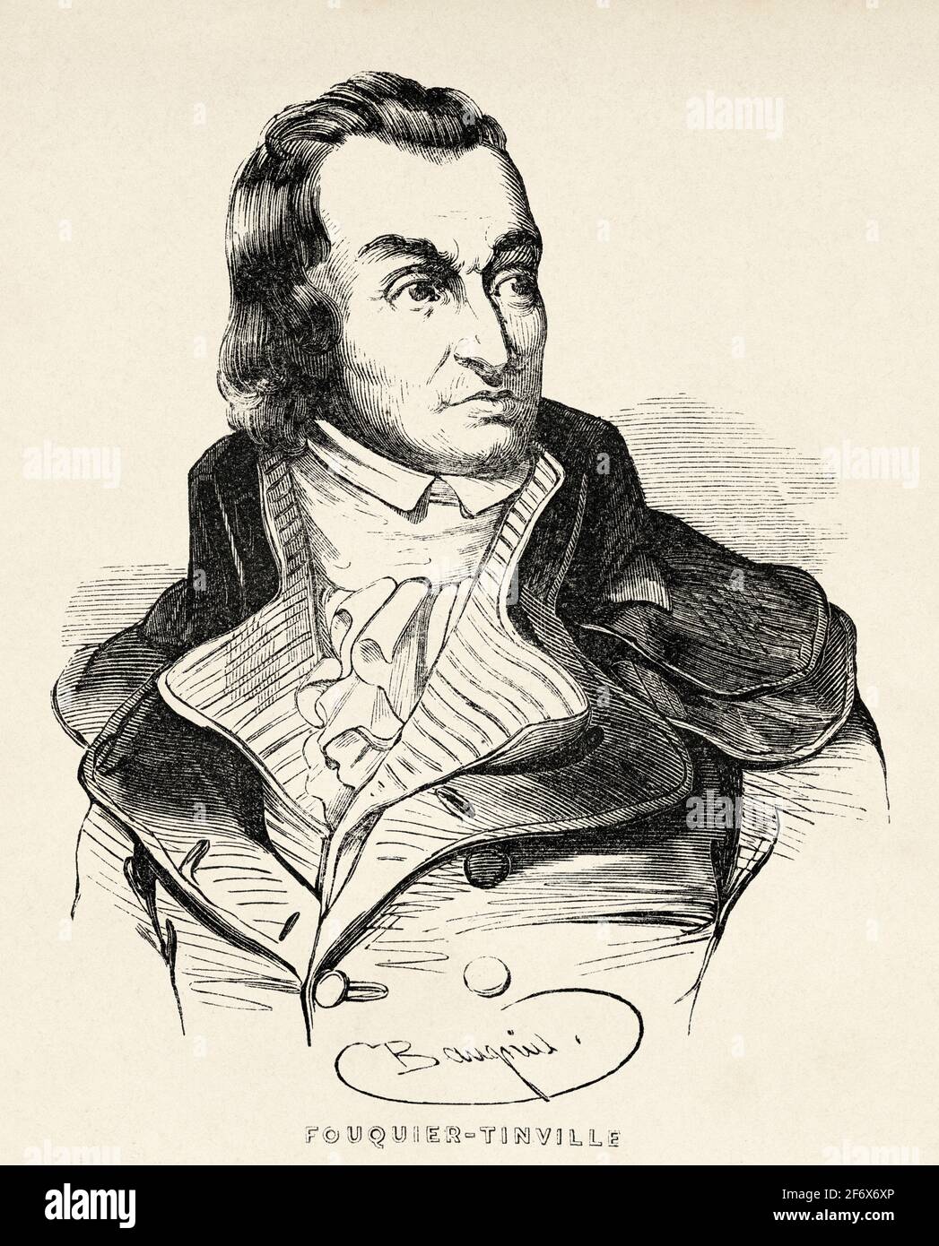 Portrait of Antoine Quentin Fouquier-Tinville (1746-1795) Prosecutor ...