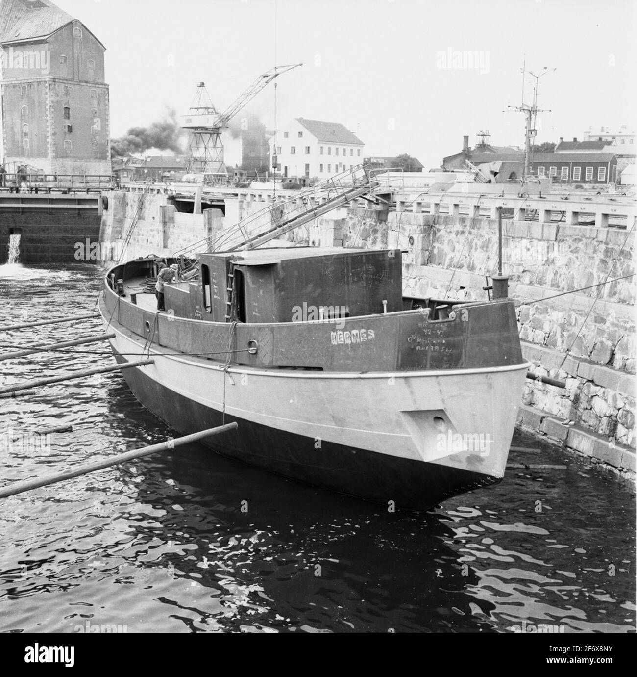 Hermes boat Black and White Stock Photos & Images - Alamy