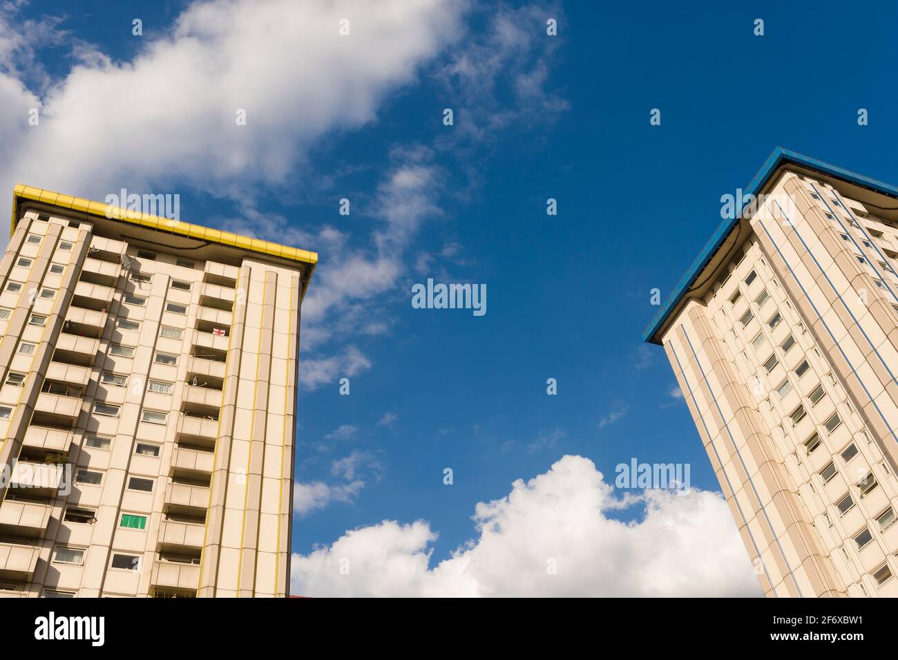 Ampthill square estate towers hi-res stock photography and images - Alamy