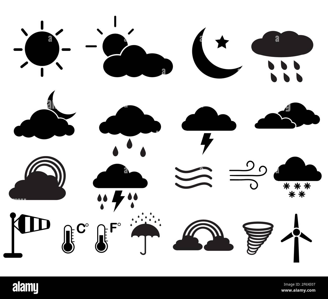 Weather Symbols Rainy