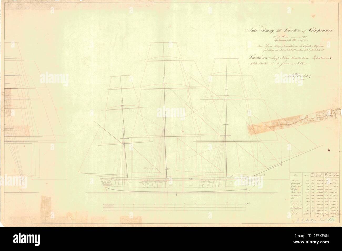 Technical drawing ship hi-res stock photography and images - Alamy