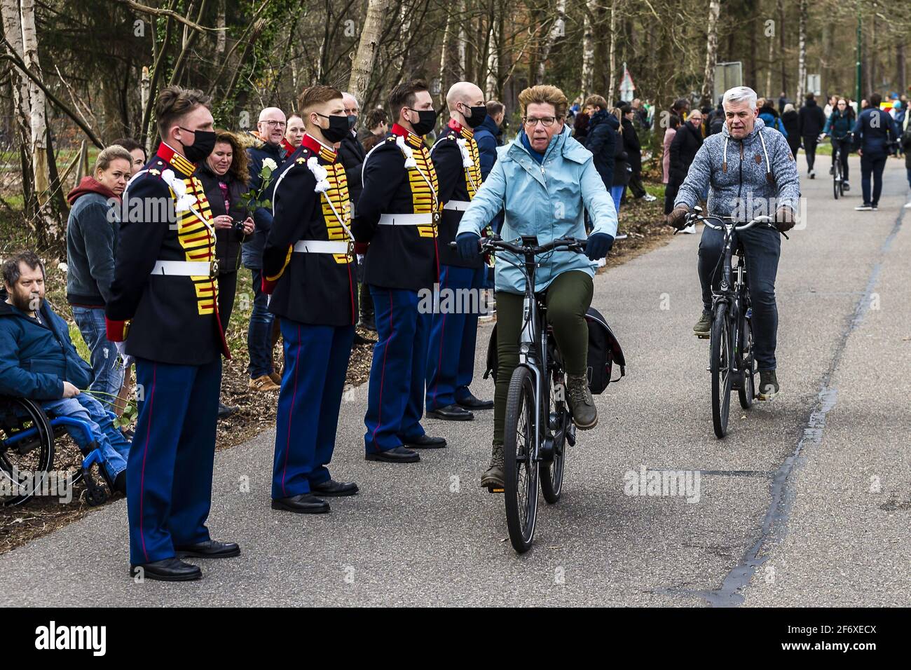 LAREN - 03-04-2021. Funeral of paralympic snowboard champion Bibian ...