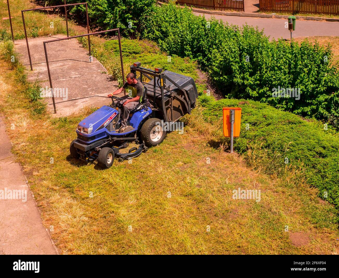 Industrial grass cutting machine hi-res stock photography and images ...