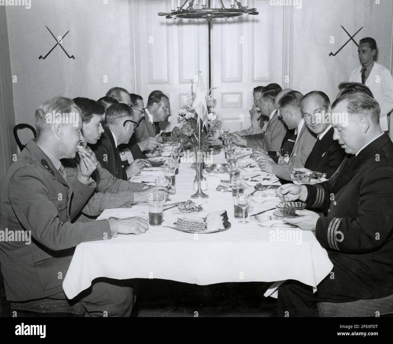 Officers dining table hi-res stock photography and images - Alamy