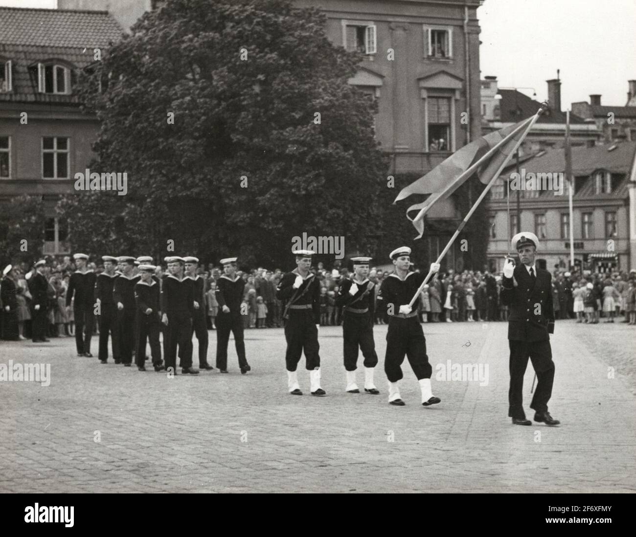 Military March on the square Stock Photo - Alamy