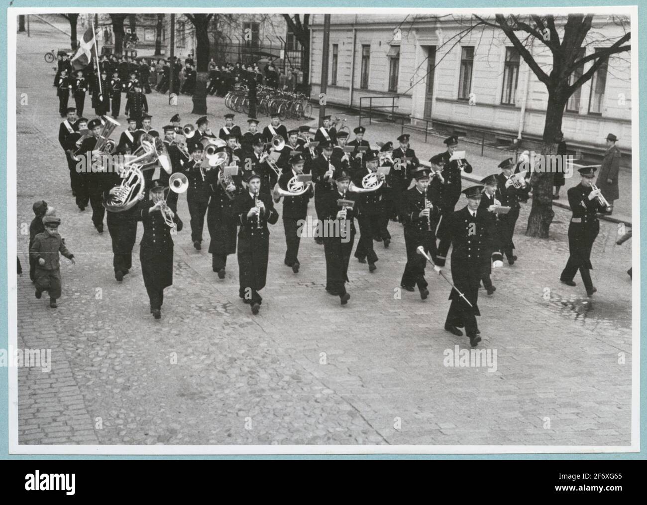 Parade for newly printed Stock Photo - Alamy