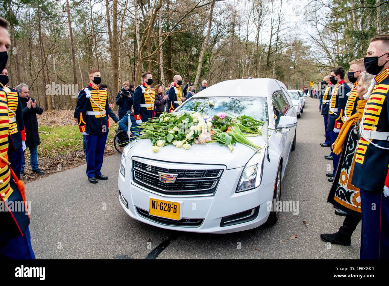 The funeral of Bibian Mentel, a champion Dutch snowboarder who lost her ...