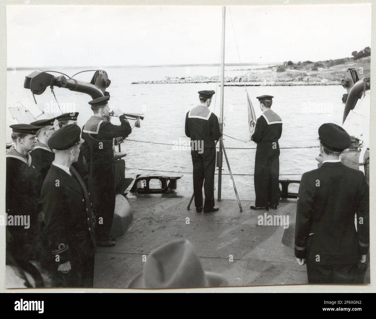 Halting the flag Stock Photo - Alamy