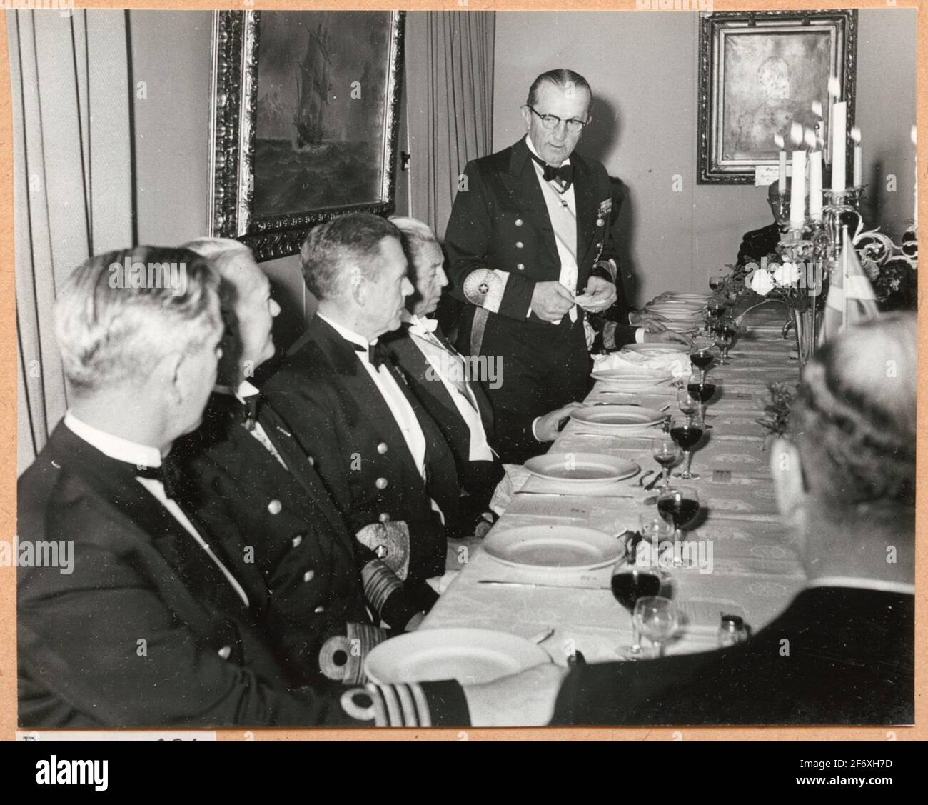 Officers dining table hi-res stock photography and images - Alamy
