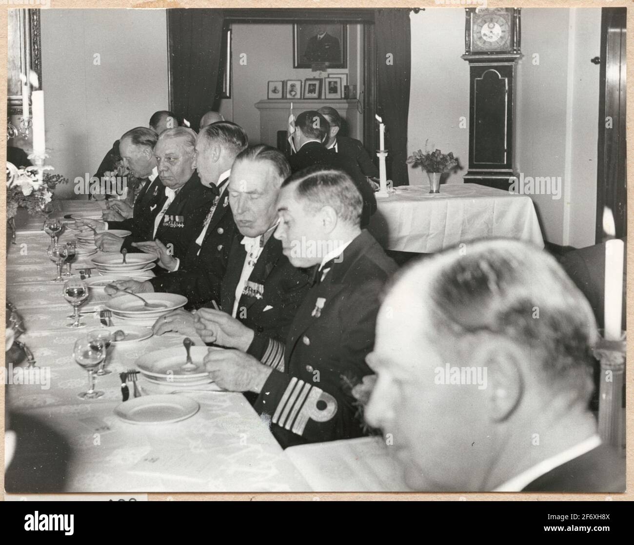 Officers dining table hi-res stock photography and images - Alamy
