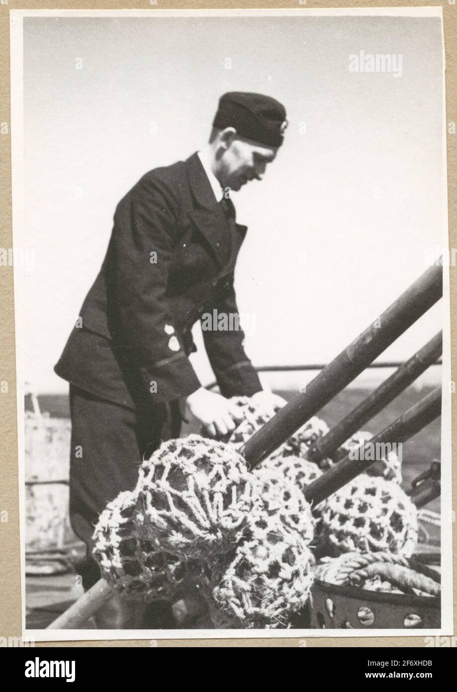 Military at net balls Stock Photo - Alamy