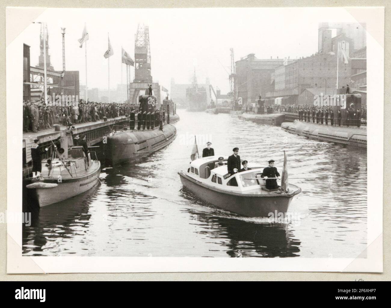In connection with the submarine Shark's launch, the Swedish submarine ...