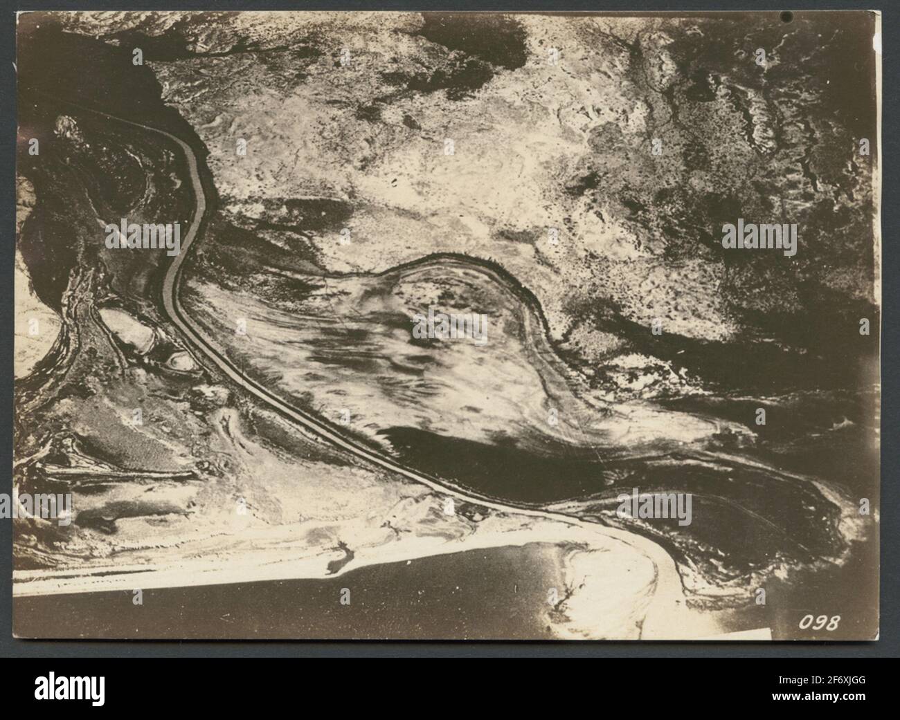 On this aerospace photography, Jordans is the river delta at the ...