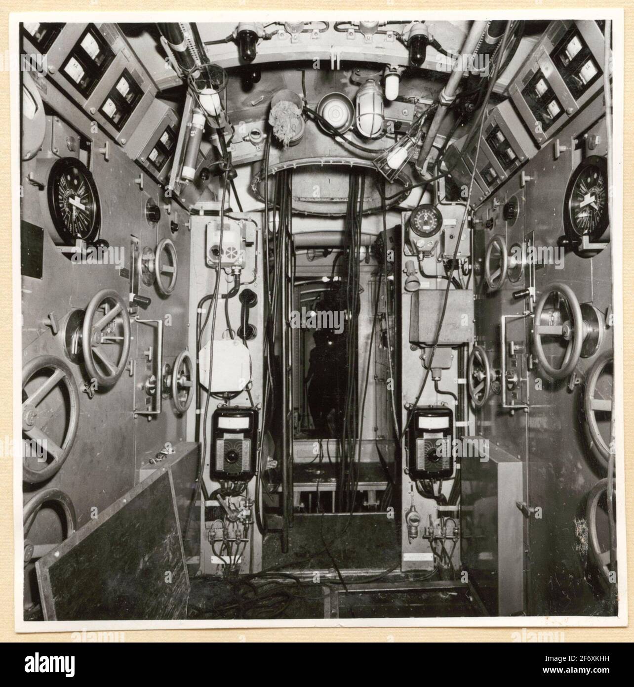 Diesel engine.The operating area seen in front.HT 6 and 7. Atring ...