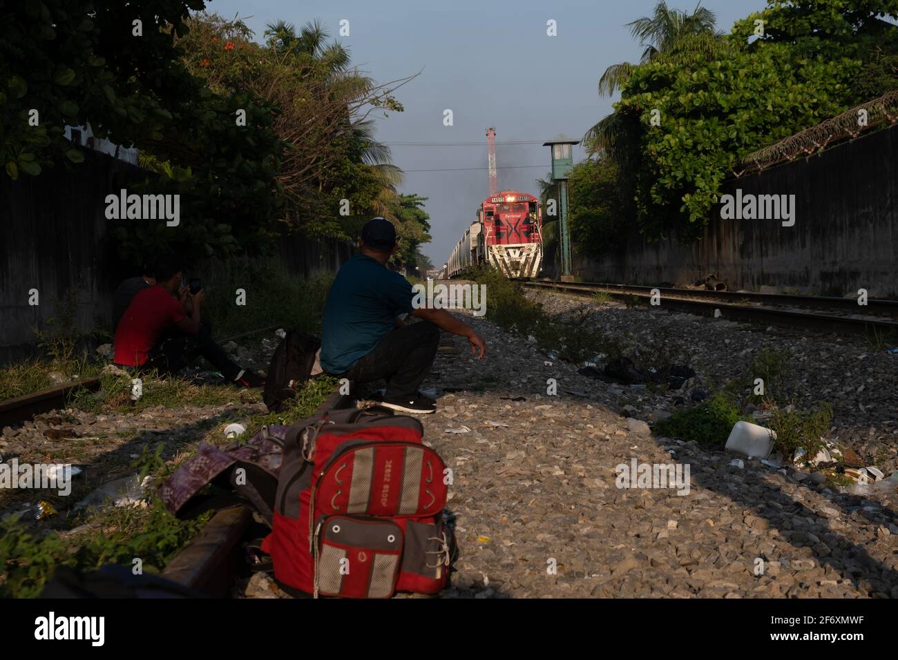 American immigrants train hi-res stock photography and images - Alamy