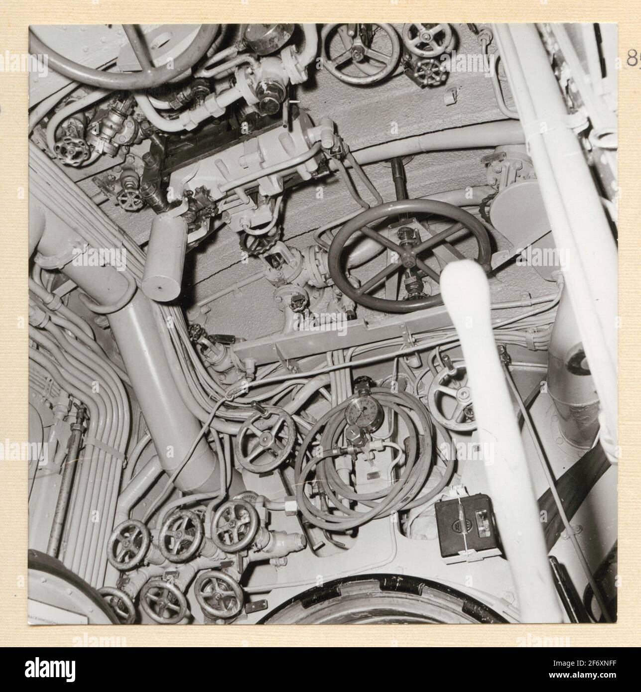 Diesel engine.Freely shots and under the deck.878-31.Kockums AB ...