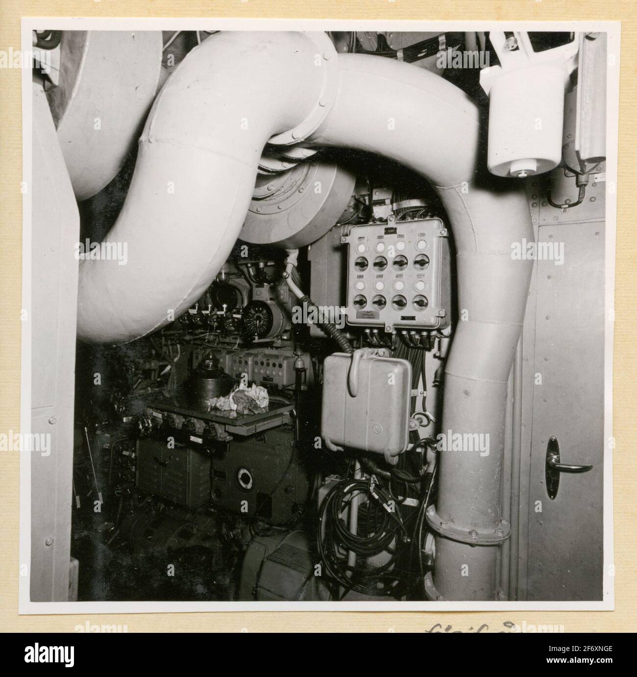 Off.Rum SPT.42 seen for .. Kockums AB (depicted name), shark (depicted ...