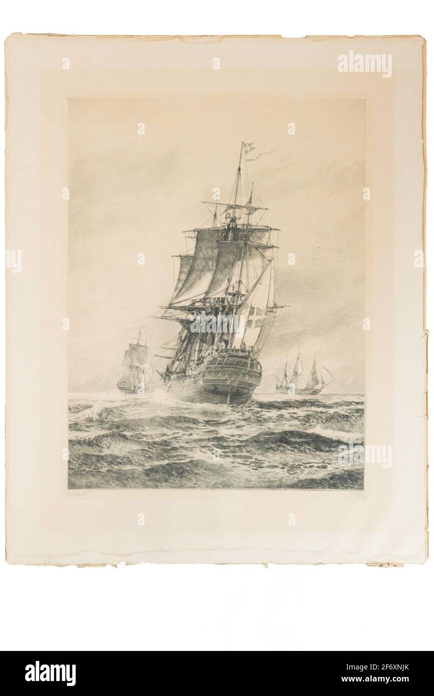 Etching ship hi-res stock photography and images - Alamy